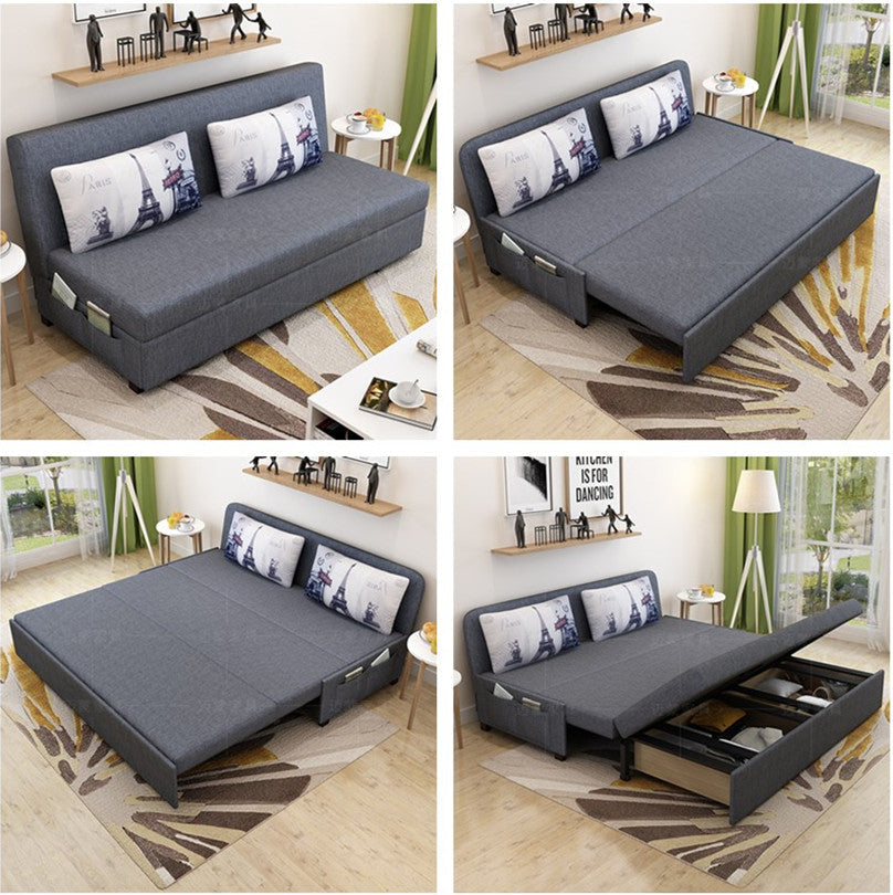 Sleeper sofa with storage underneath store